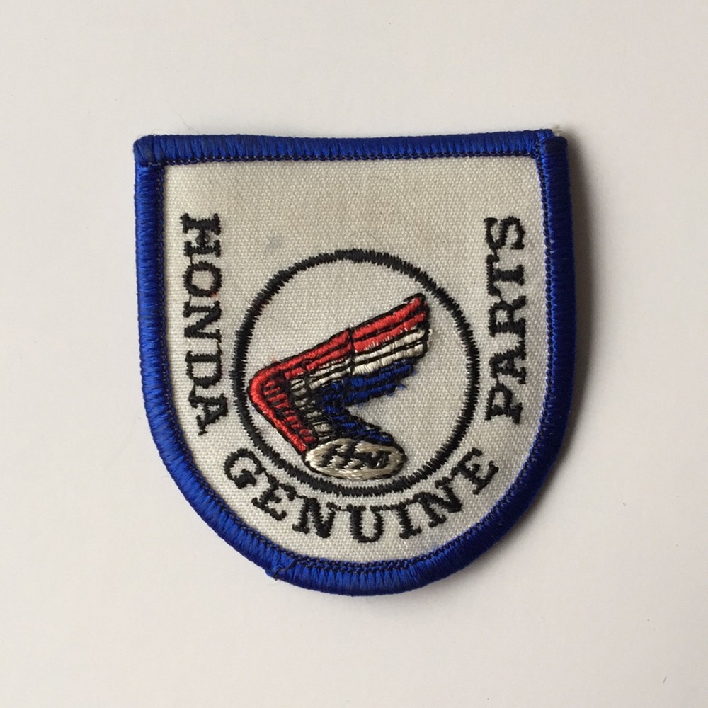 Vintage Honda Genuine Parts Patch - Gem